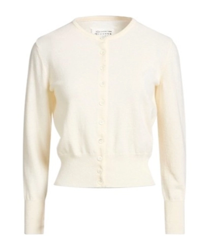 MAISON MARGIELA A Light And Thin Wool Knitted Sweater - White