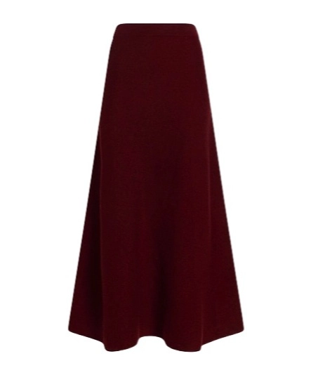 Max Mara Solid Color A-line Knitted Dress