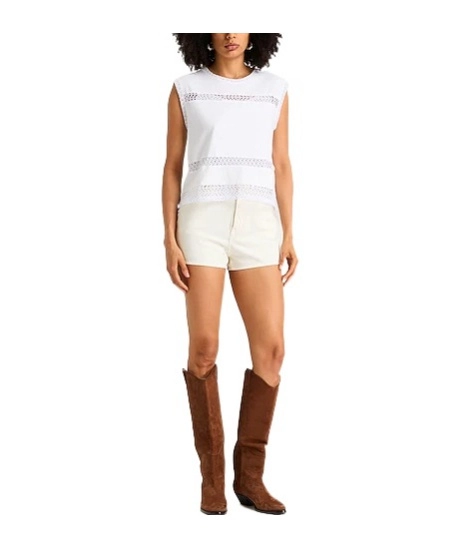 Rag & Bone Solidcolor Knit Sleeveless Top