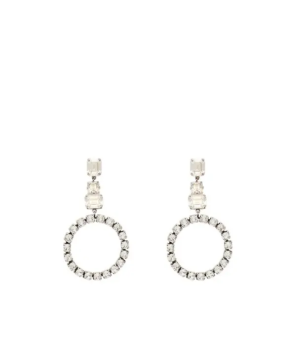 Isabel Marant Étoile Metal Crystal Earrings - No