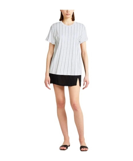 Brunello Cucinelli Striped Shortsleeve Tshirt