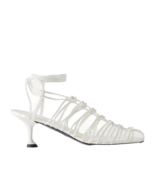 Proenza Schouler Leather Slingback Sandals - No