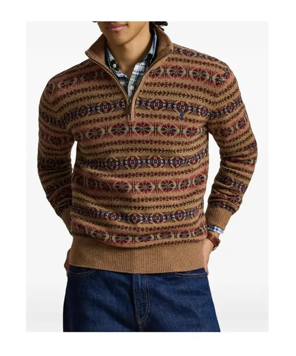 Polo Ralph Lauren Fair Isle Half-zip Sweater