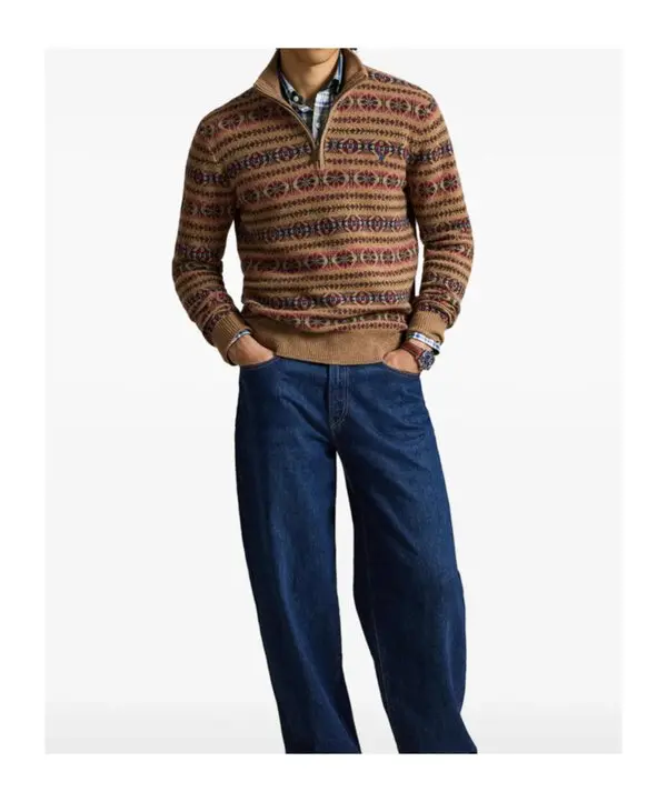 Polo Ralph Lauren Fair Isle Half-zip Sweater