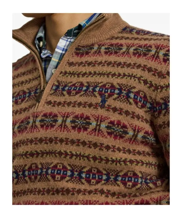 Polo Ralph Lauren Fair Isle Half-zip Sweater