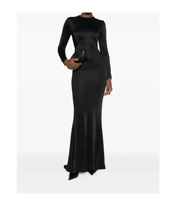 Co Open-back Cut-out Evening Gown