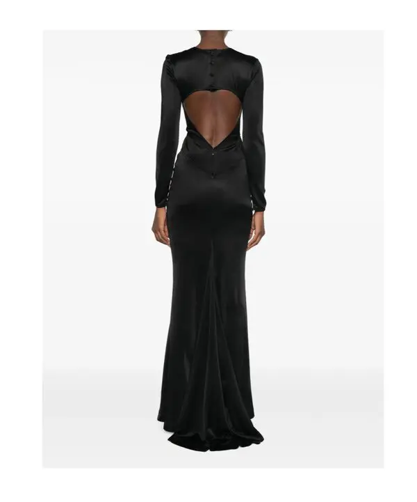 Co Open-back Cut-out Evening Gown