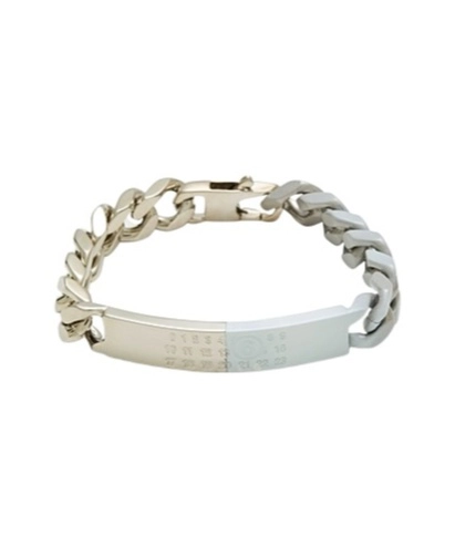 MAISON MARGIELA Fishhook Buckle Bracelet - White