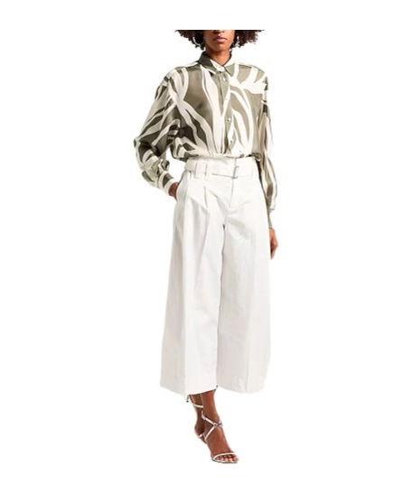 Brunello Cucinelli Solidcolor Wideleg Trousers