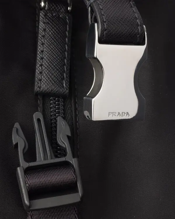 Prada Re-nylon And Saffiano-leather Shoulder Bag