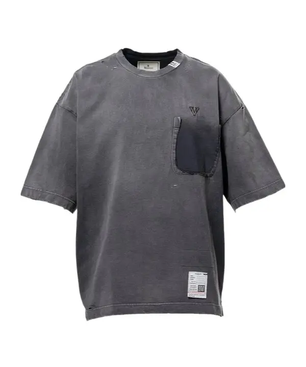 Mihara Yasuhiro Sun Faded Like T-shirt - Black