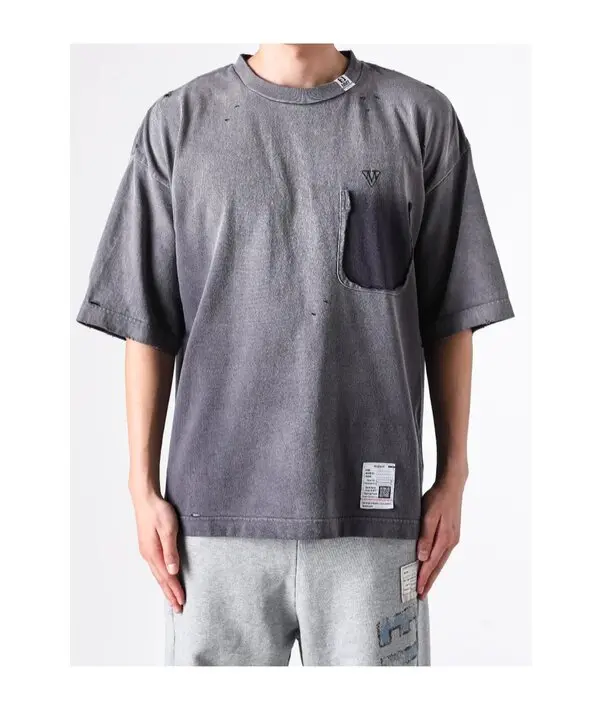 Mihara Yasuhiro Sun Faded Like T-shirt - Black