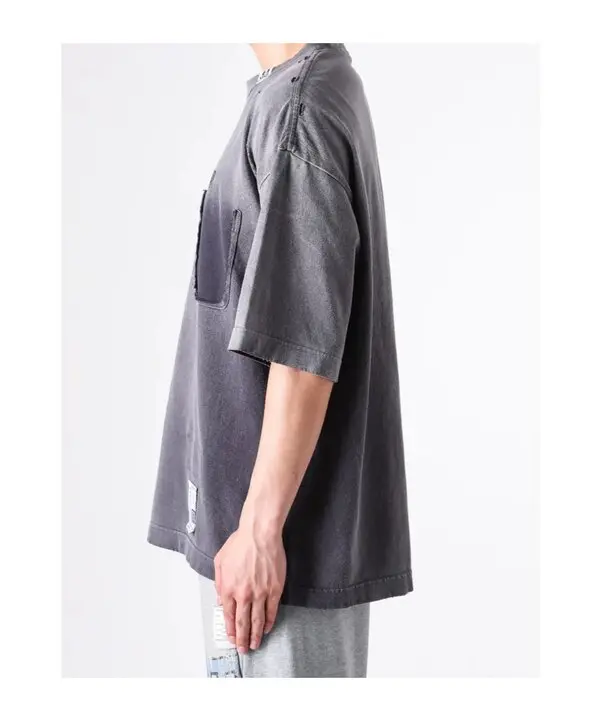 Mihara Yasuhiro Sun Faded Like T-shirt - Black