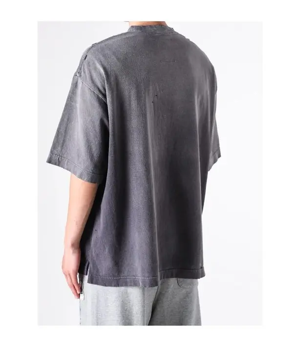 Mihara Yasuhiro Sun Faded Like T-shirt - Black