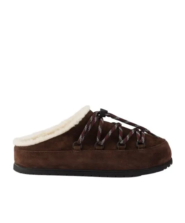 Prada Suede Mules