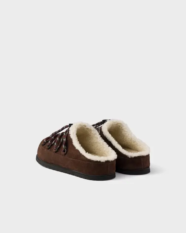 Prada Suede Mules