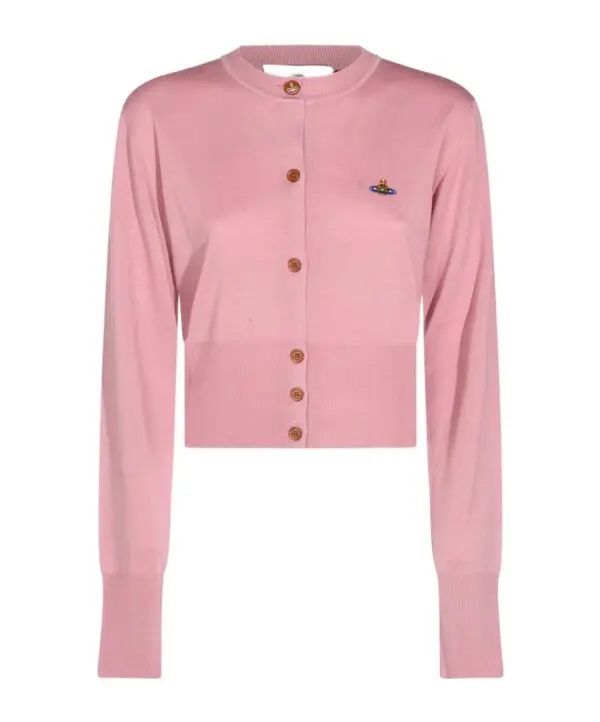 VIVIENNE WESTWOOD Long-sleeved Knitted Cardigan