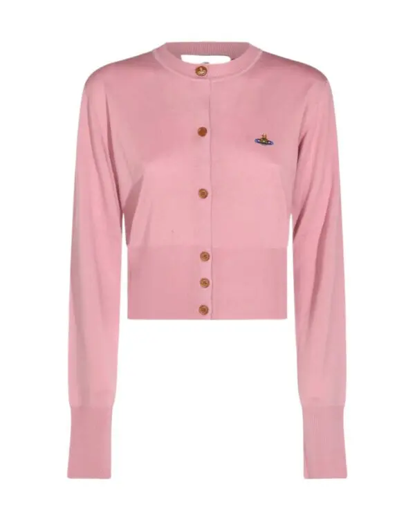 VIVIENNE WESTWOOD Knitted Cardigan - Pink