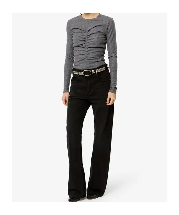 Isabel Marant Étoile Ruched Long-sleeve Top