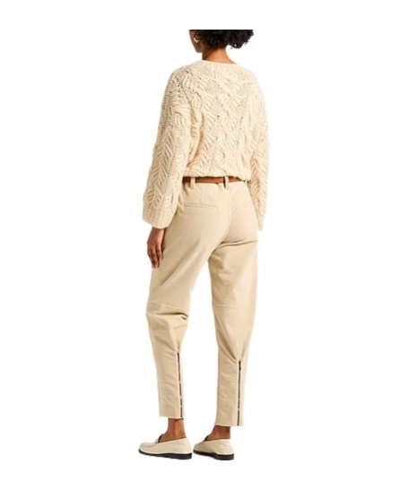 Brunello Cucinelli Cozy Fleece Cargo Trousers