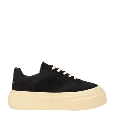 MAISON MARGIELA Thick-soled Sports Shoes - Black