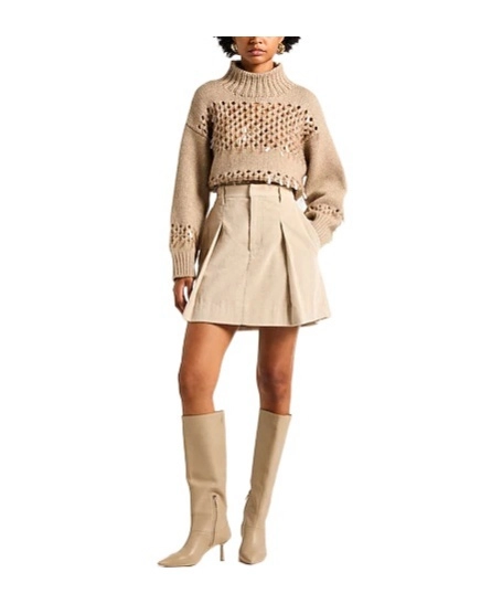 Brunello Cucinelli Corduroy Aline Skirt