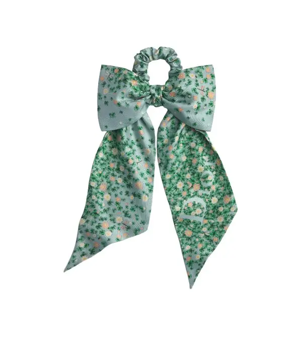 Dior Water Lily Diorette Hair Tie - Green