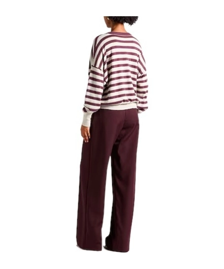 Brunello Cucinelli Striped Metallic Cashmere Knit Sweater