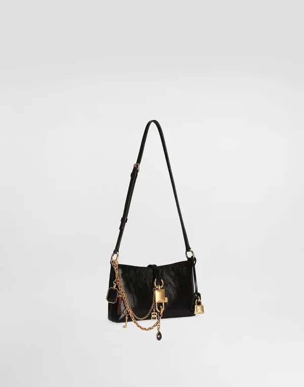 Dolce & Gabbana Lock Shoulder Bag In Calfskin