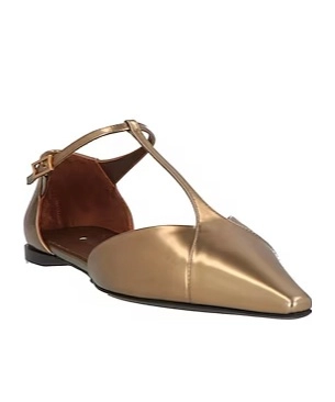 Max Mara Metallicleather Ballet Flats