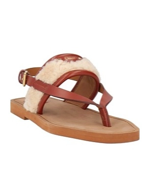 Chloé Woolen Flip-flops