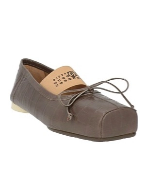 MAISON MARGIELA Crocodile-patterned Marie Jean Shoes