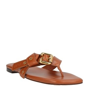 Chloé Simple Leather Flip-flops