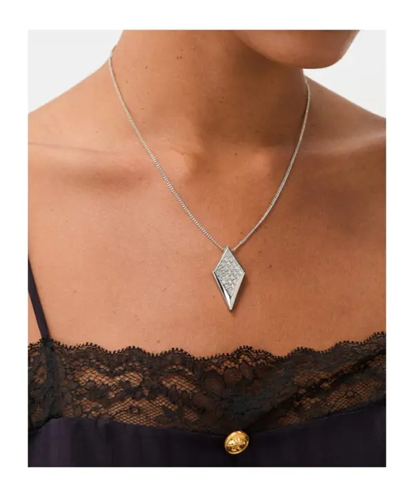 Versace Blade Crystal Necklace