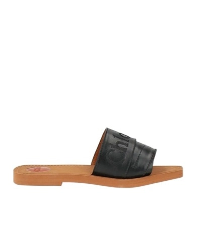 Chloé Simple Leather Slippers
