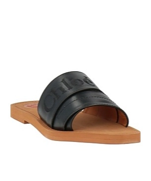Chloé Simple Leather Slippers