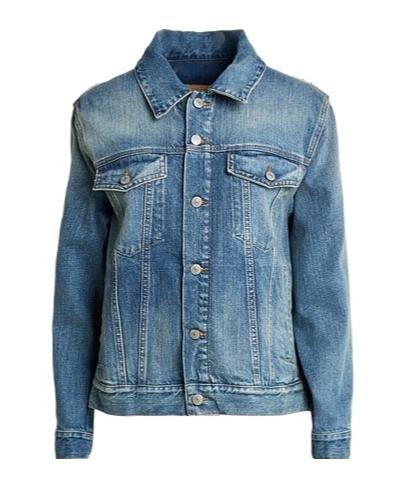 MAISON MARGIELA Patchwork Denim Jacket - Blue