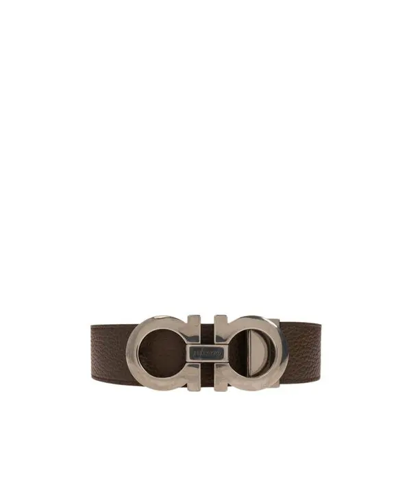 FERRAGAMO Reversible And Adjustable Gancini Belt