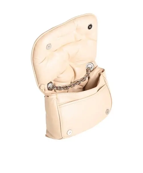 MAISON MARGIELA Leather Cross Body Bag - Beige