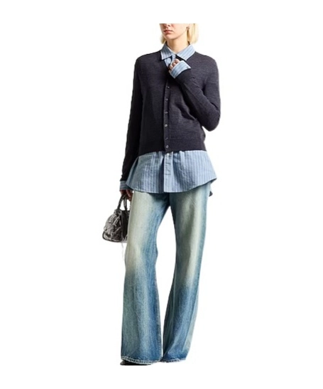 MAISON MARGIELA Thinweight Wool Knit Sweater