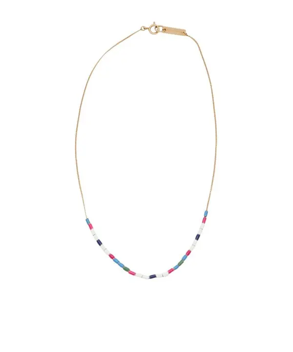 Isabel Marant Étoile Metal Beaded Necklace - Yellow