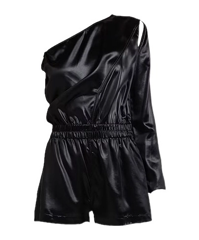 Rick Owens Satin One-shoulder Jumpsuit