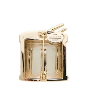 Max Mara Metal Brooch