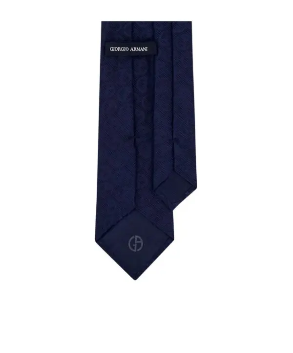 Giorgio Armani Monogram Silk Tie