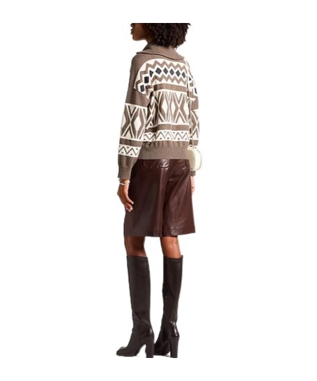 Brunello Cucinelli Multicolored Lightweight Knit Sweater