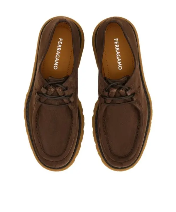 FERRAGAMO Platform Lace-up Shoes