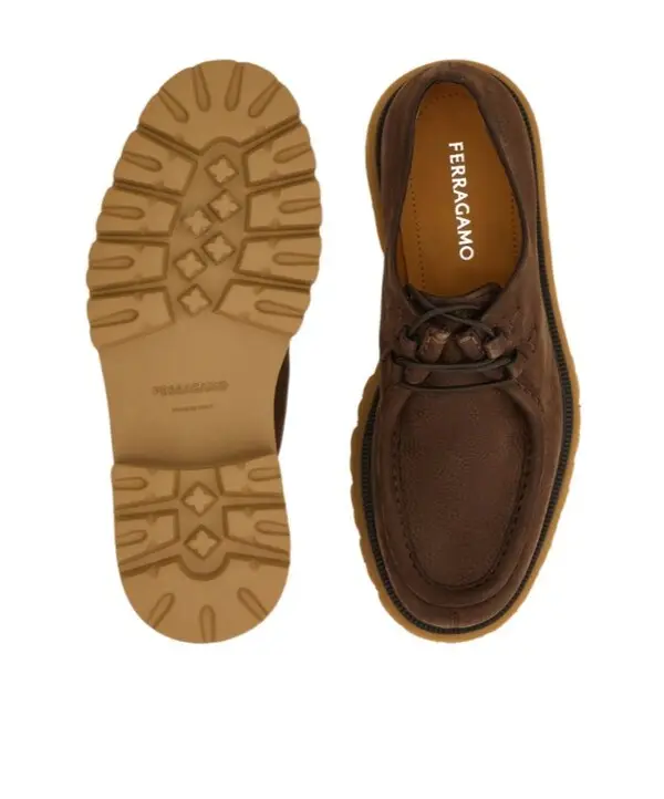 FERRAGAMO Platform Lace-up Shoes