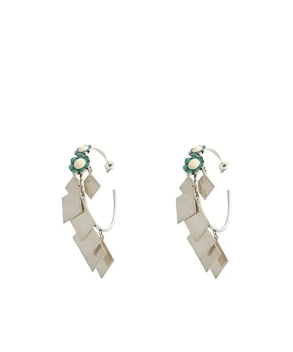Isabel Marant Étoile Metal Hoop Earrings - Yellow