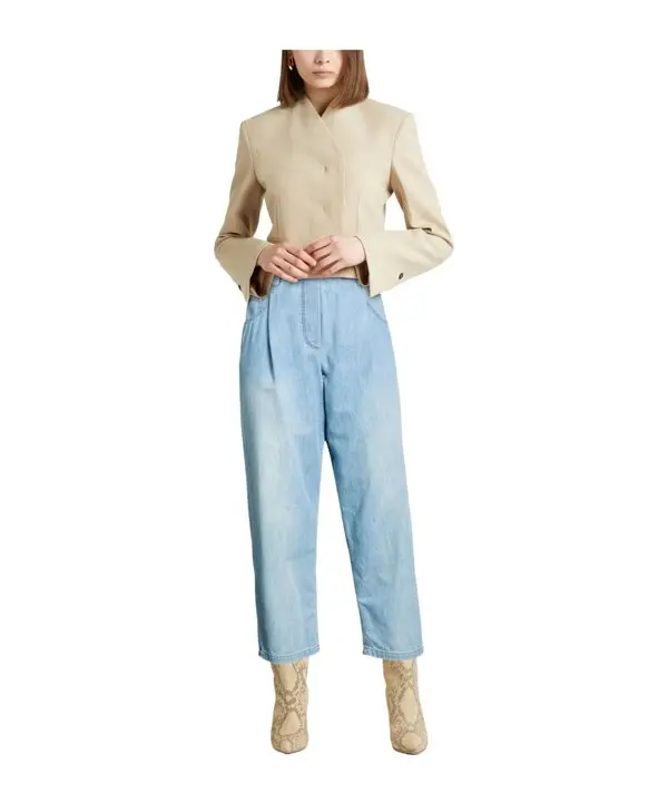Brunello Cucinelli Tapered Denim Trousers