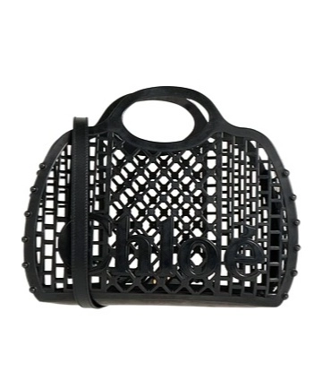 Chloé Simple Plastic Handbag - Black